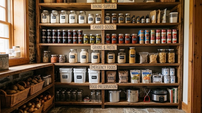 Pantry Storage Ideas for Long-Term Food Storage & Preparedness